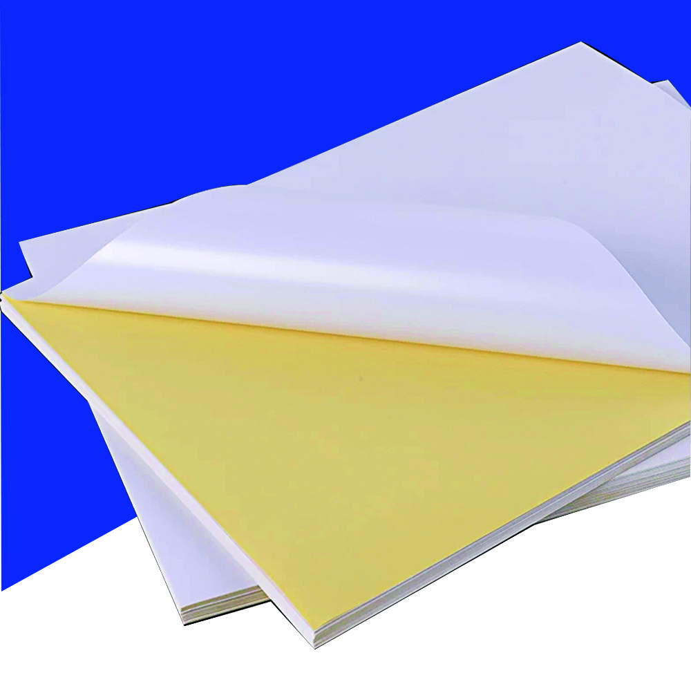 Single Sided Gloss Surface a4 sticker paper for printer