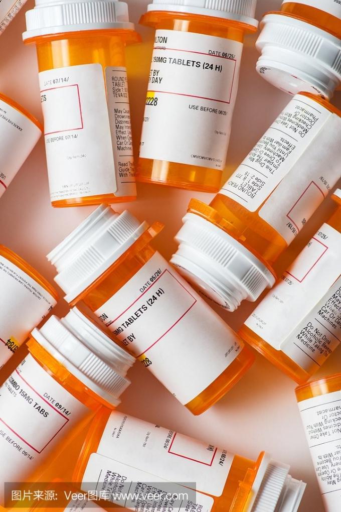 Custom Printing 3D Hologram 10ml Pharmacy Warning Labels