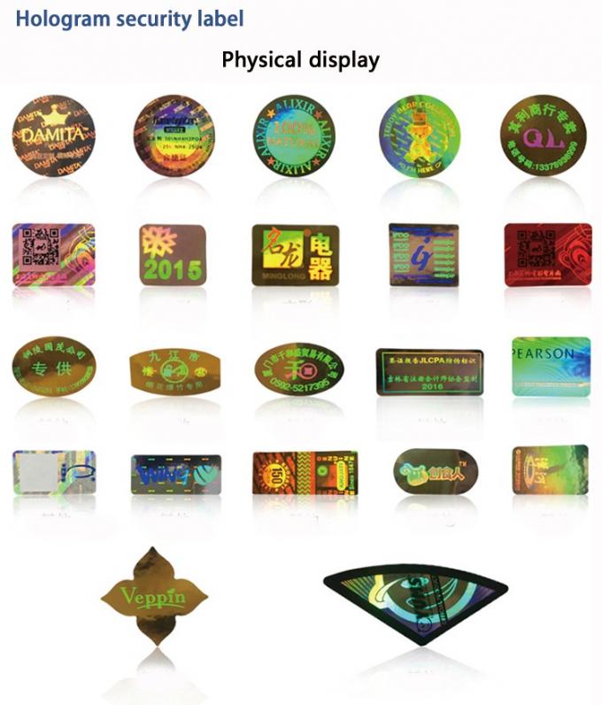 10X10X5cm High Adhesive Anti Fake Tamper Evident Seal Stickers