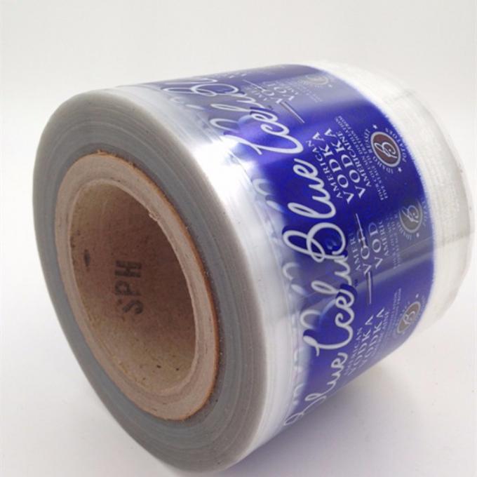 Transparent Tamper Seal Stickers Clear Plastic For Bottle